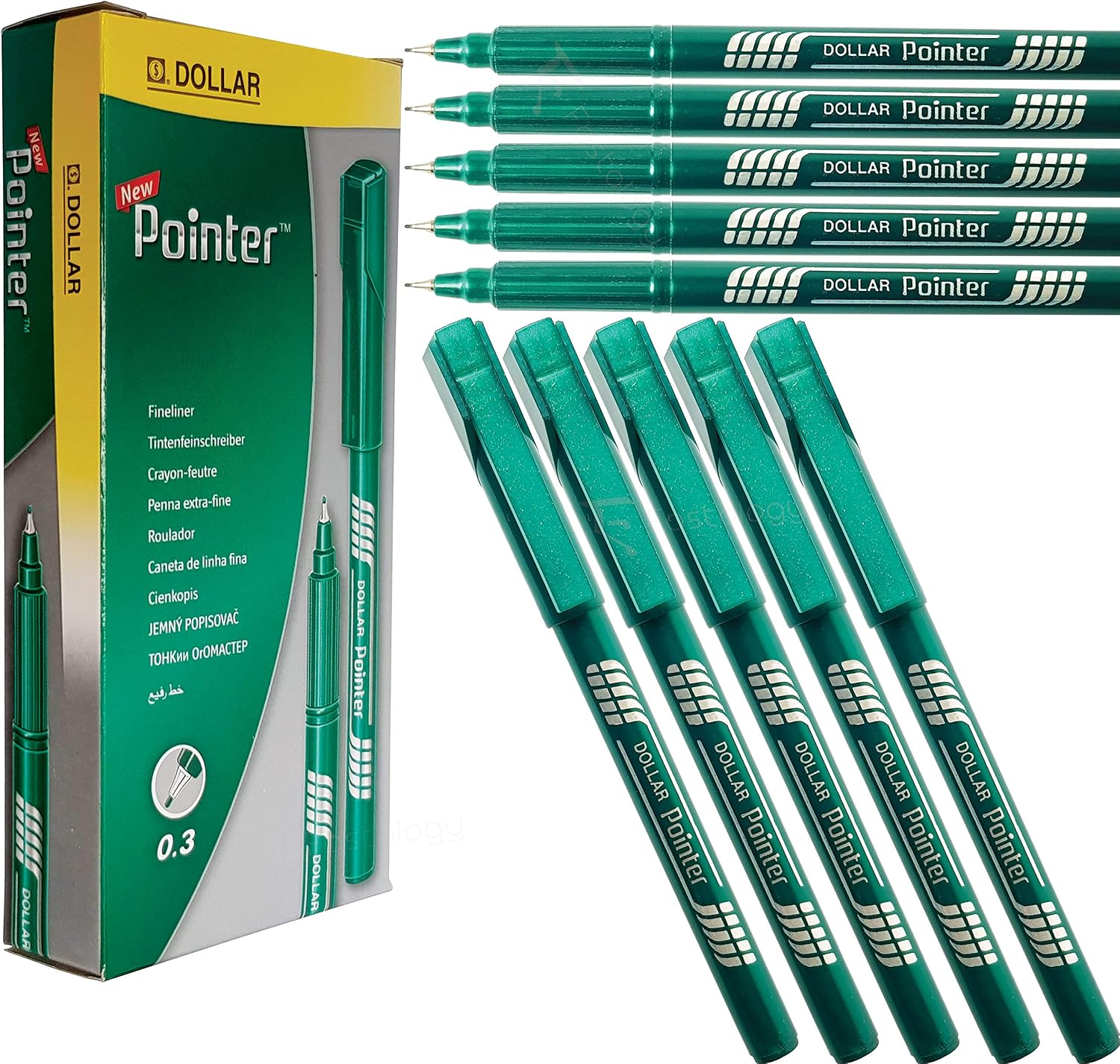 Dollar Pointer+ Fineliner Fine Line Pens Drawing Writing Sketching ...