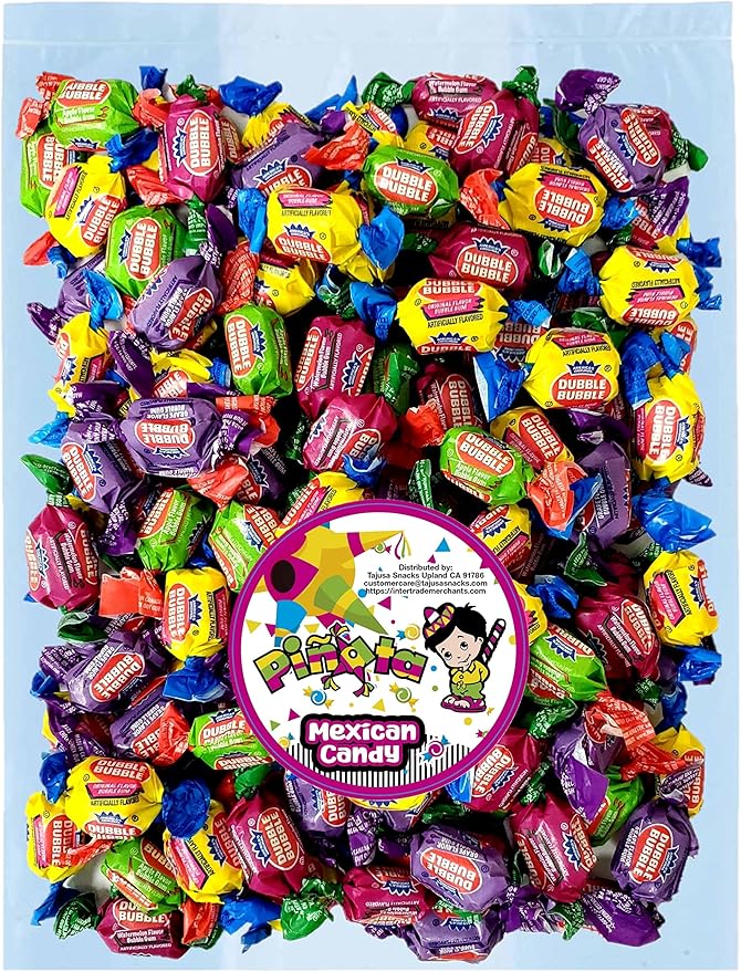 Chicles Dubble Bubble 2 Libras (900 Gramos (2 Libras), Mixto) : Amazon ...