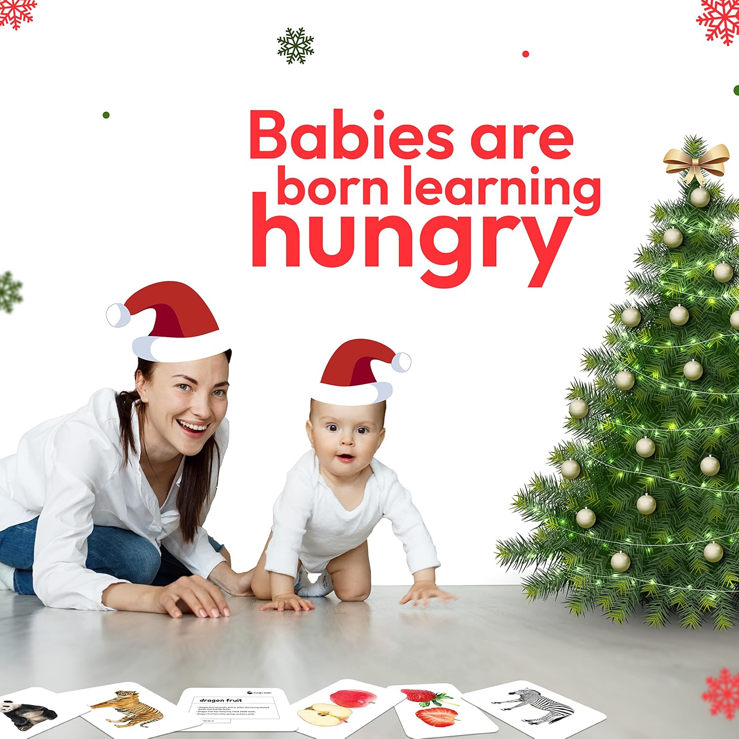 Buy hungry brain Early Learning Kids Jigsaw Puzzle and Flash Cards ...