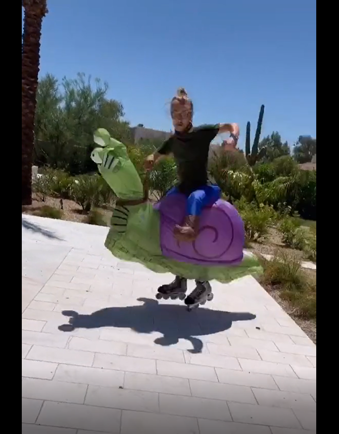 Watch Skating Ride-A-Snail Inflatable Costume on Amazon Live