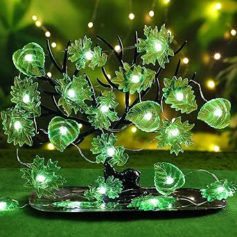Amazon.com: Enchanted Forest Fairy Lights - Leaf Vine Garland Indoor ...
