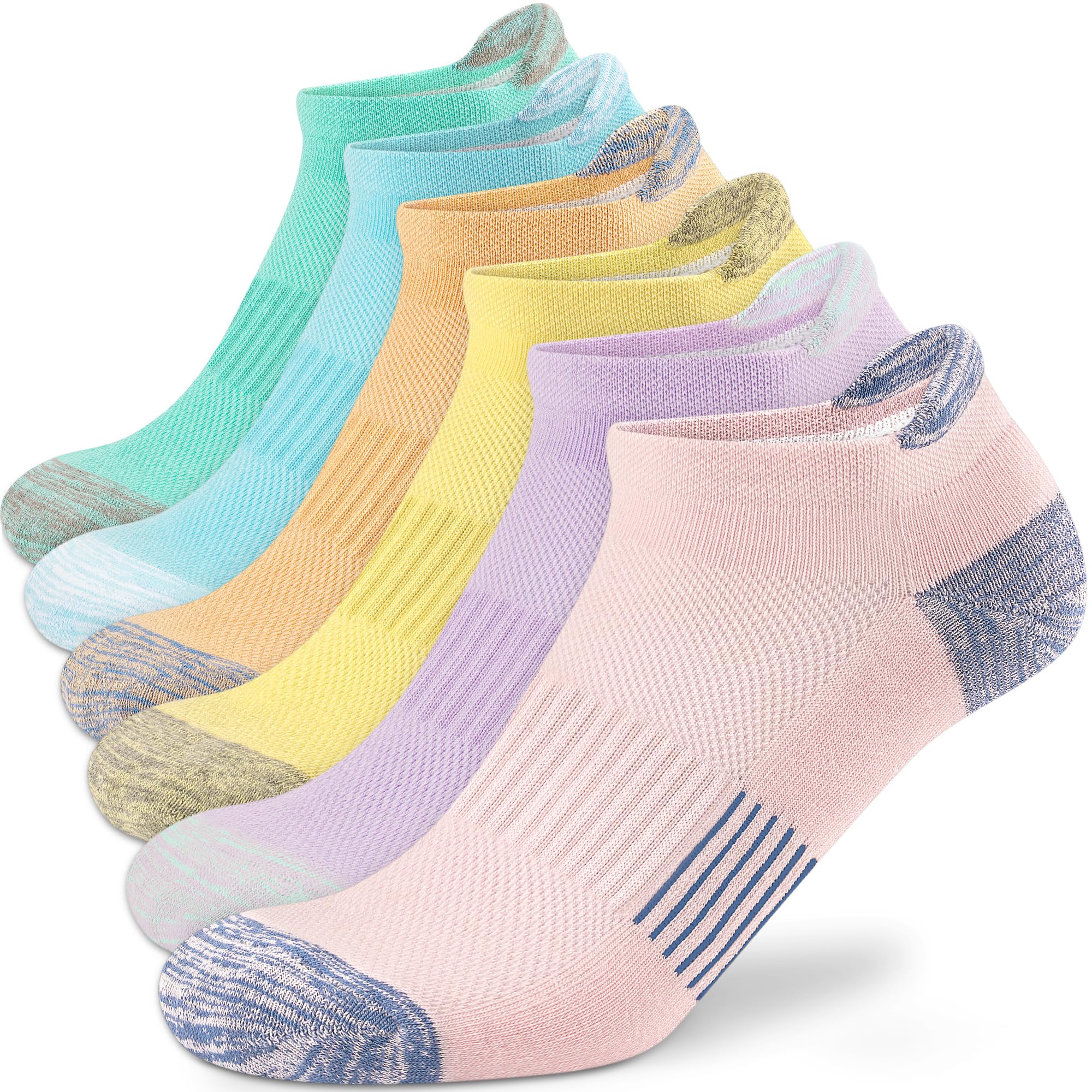 OGW Women's Ankle Socks for Athletics: Cushioned Sock with Arch Support ...