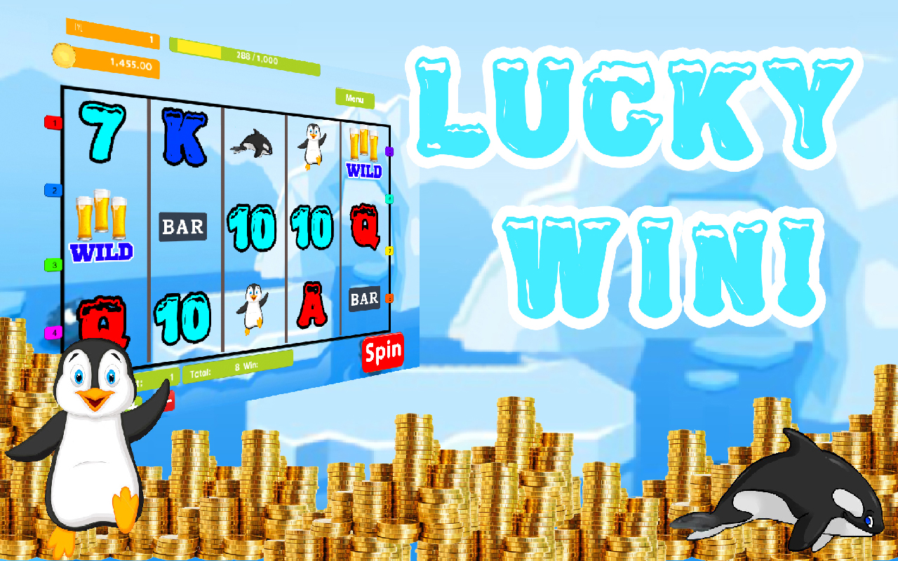 Lucky Penguin Penny Nickel Dime Progressive Jackpot Lucky Treasure ...