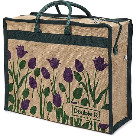 DOUBLE R BAGS Canvas Reinforced Cotton Handles with Multipurpose ...