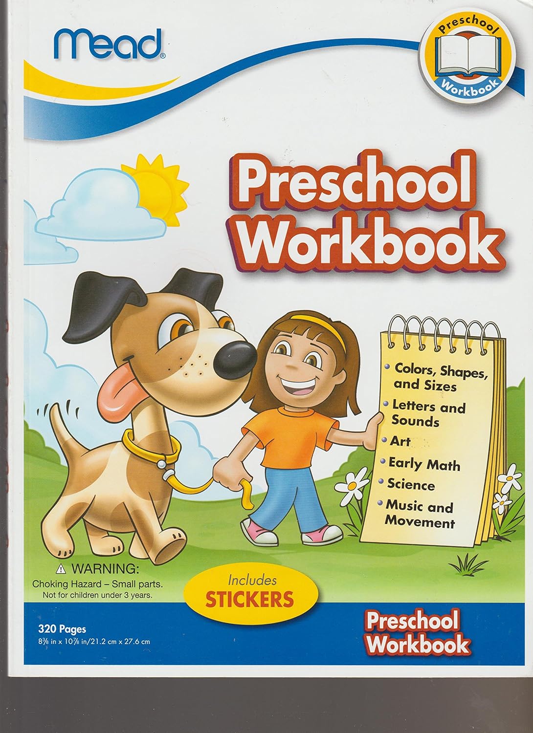 Mead Preschool Workbook Includes Stickers: Mead: Amazon.com: Books