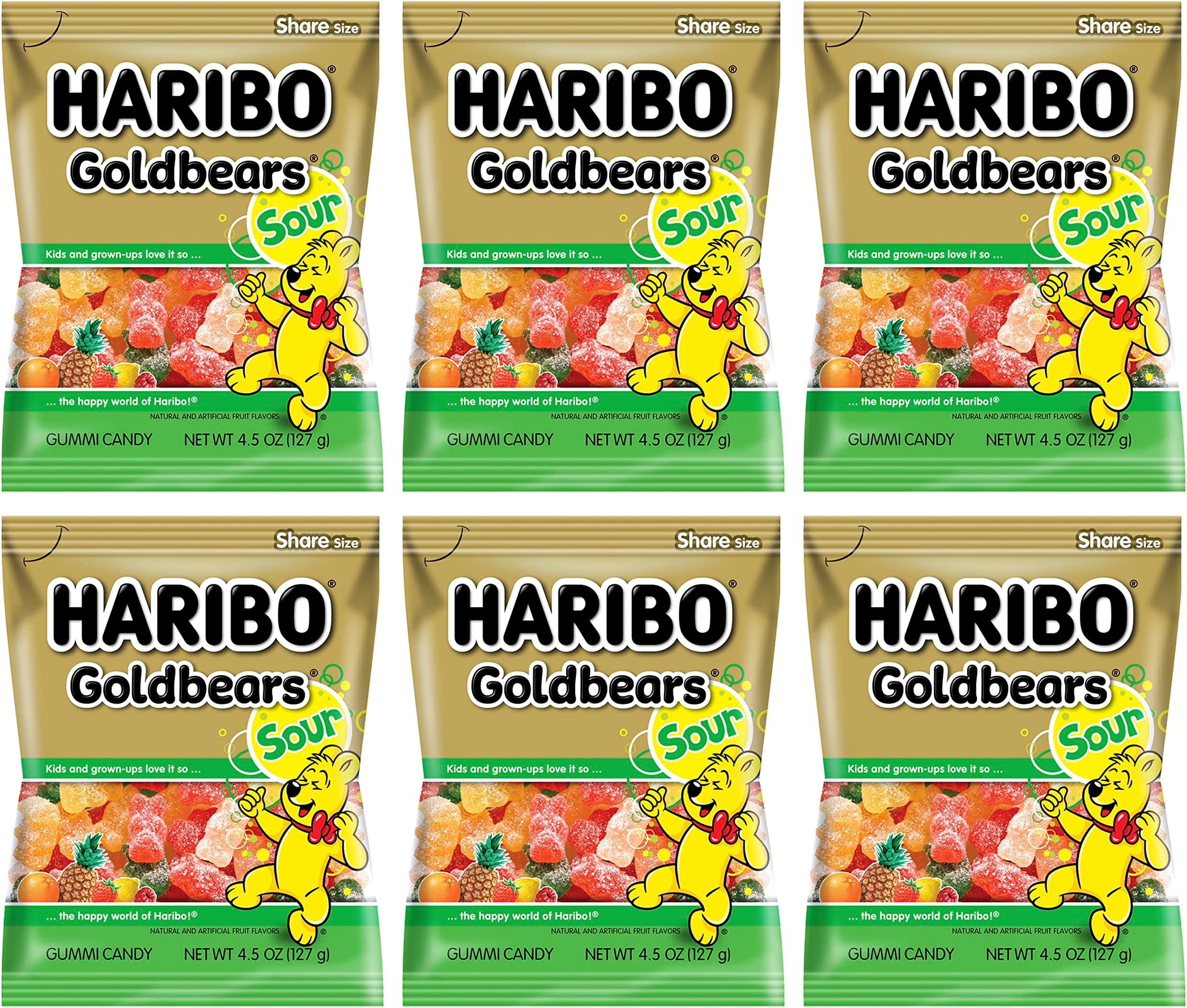 Amazon.com : HARIBO Gummi Candy, Twin Snakes Sweet & Sour Gummy Candy ...