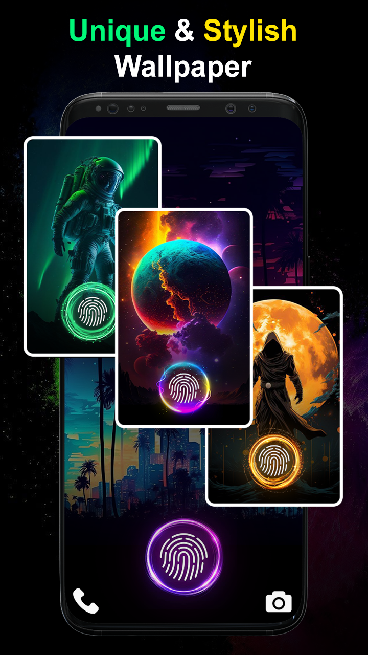 Fingerprint Lock Screen Live Animation - App on Amazon Appstore