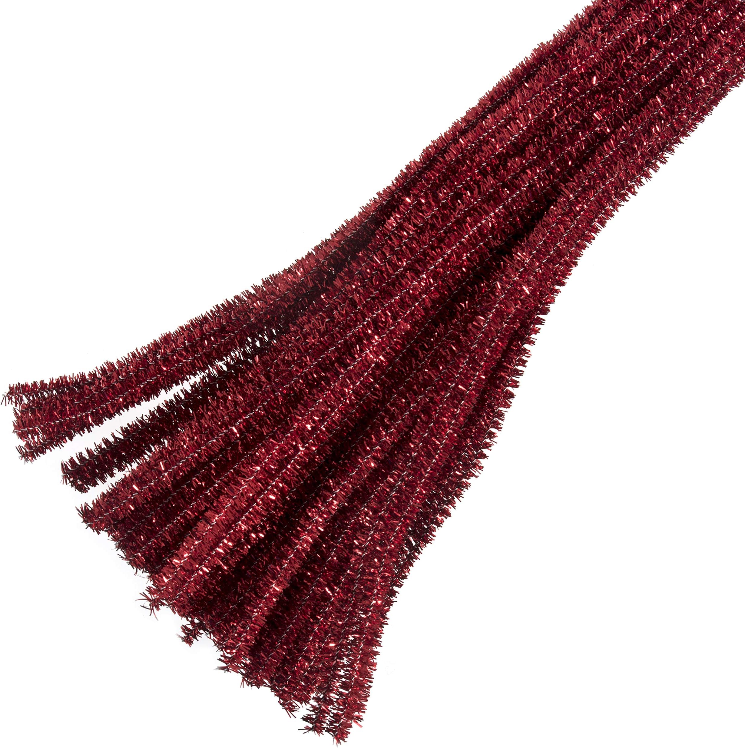 Trimits Craft Synthetic Chenille Stem Pipe Cleaners, 30cm x 12mm, Beige ...