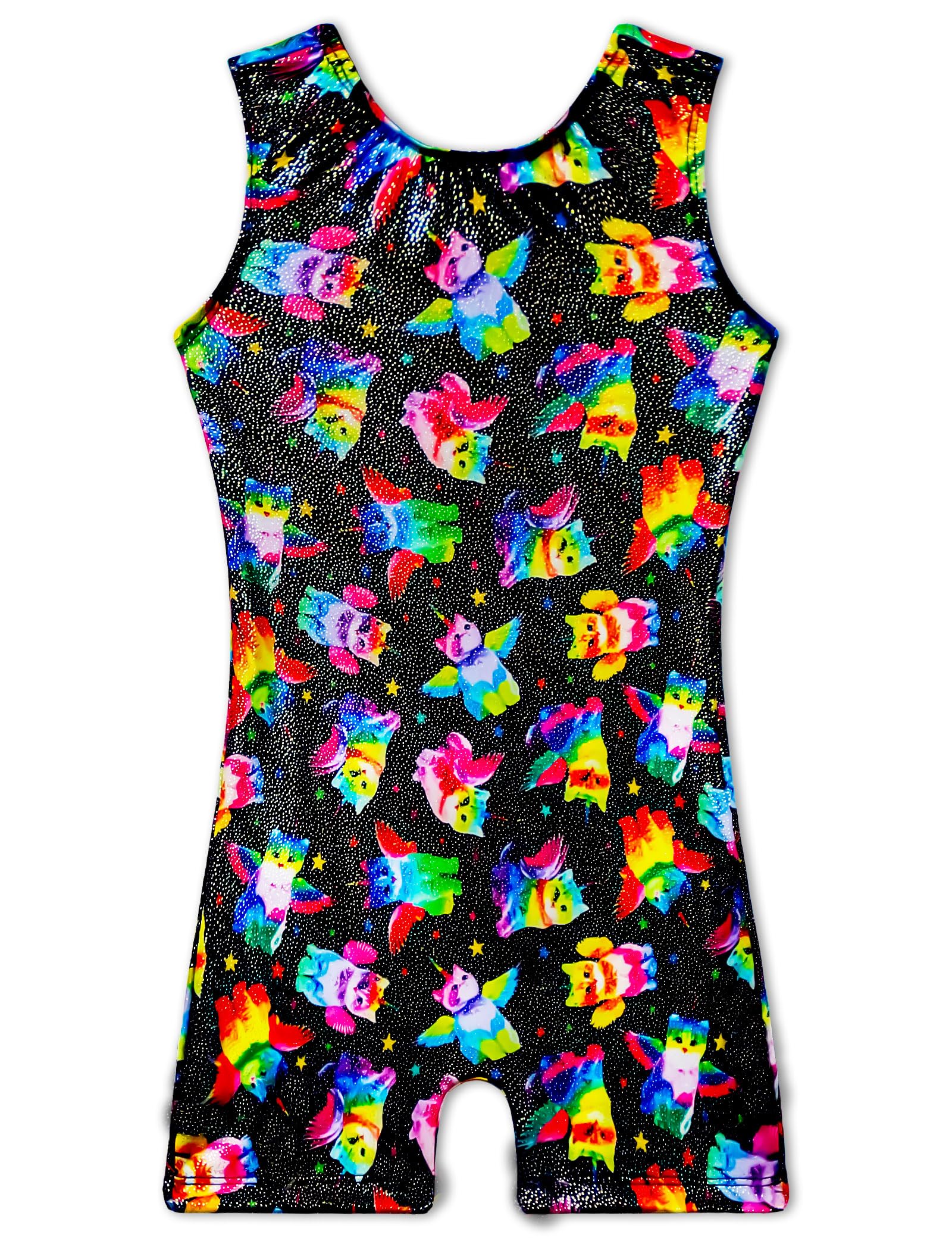 Snapklik.com : Gymnastics Leotards For Girls 4t 5t Sparkly Black Cat 3d ...