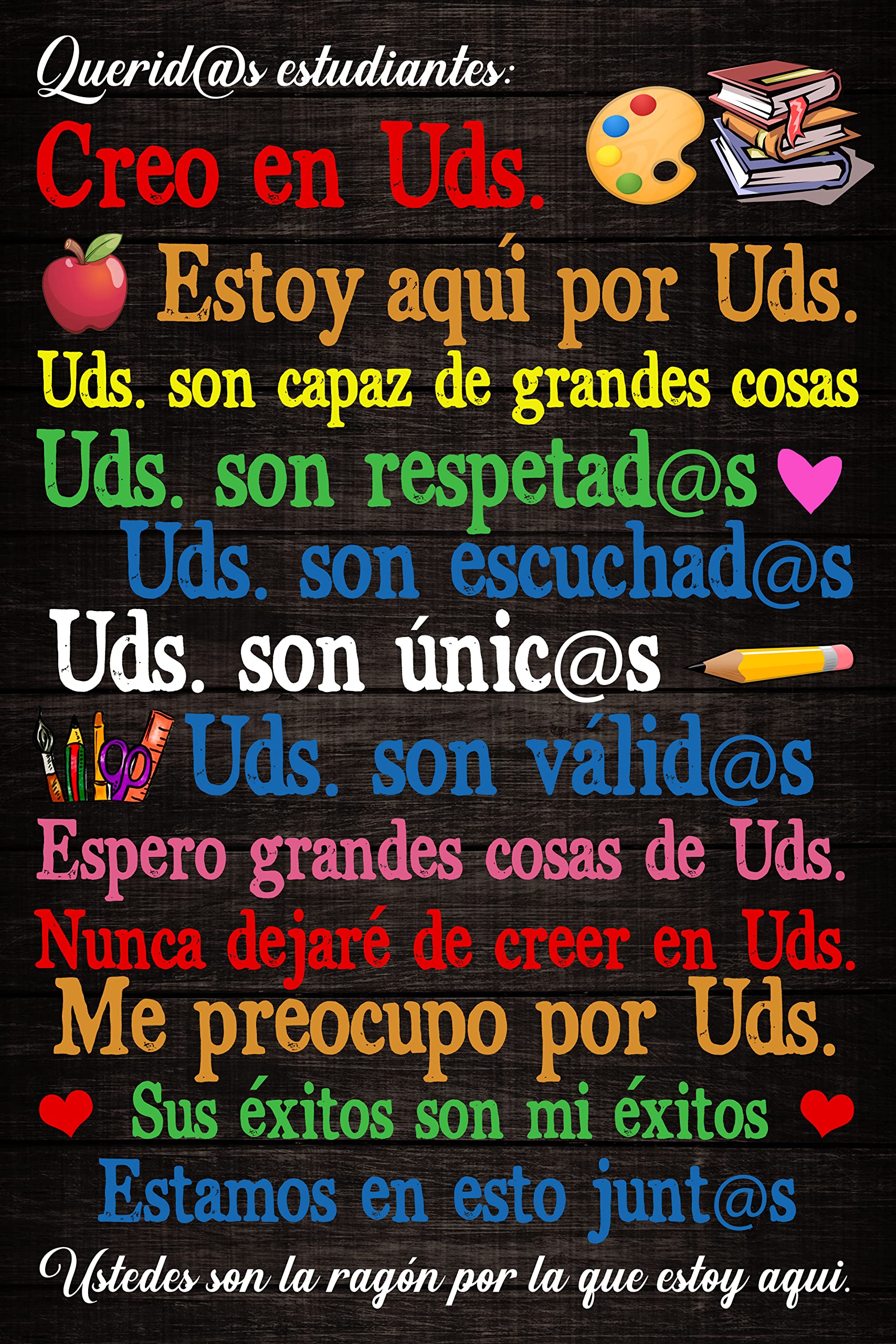 Spanish School Posters