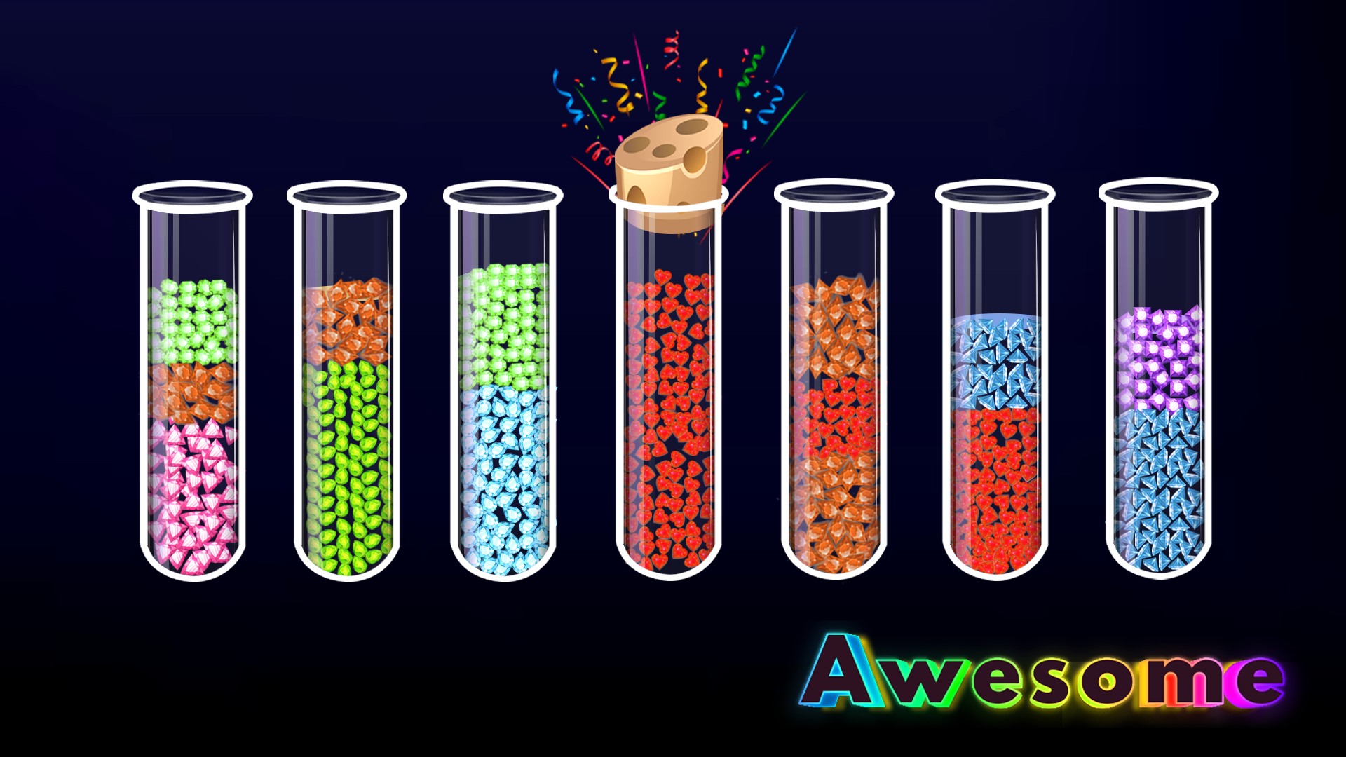 Gems Sort Color Match Sorting Games : 3D Match Master Gem Matching ...