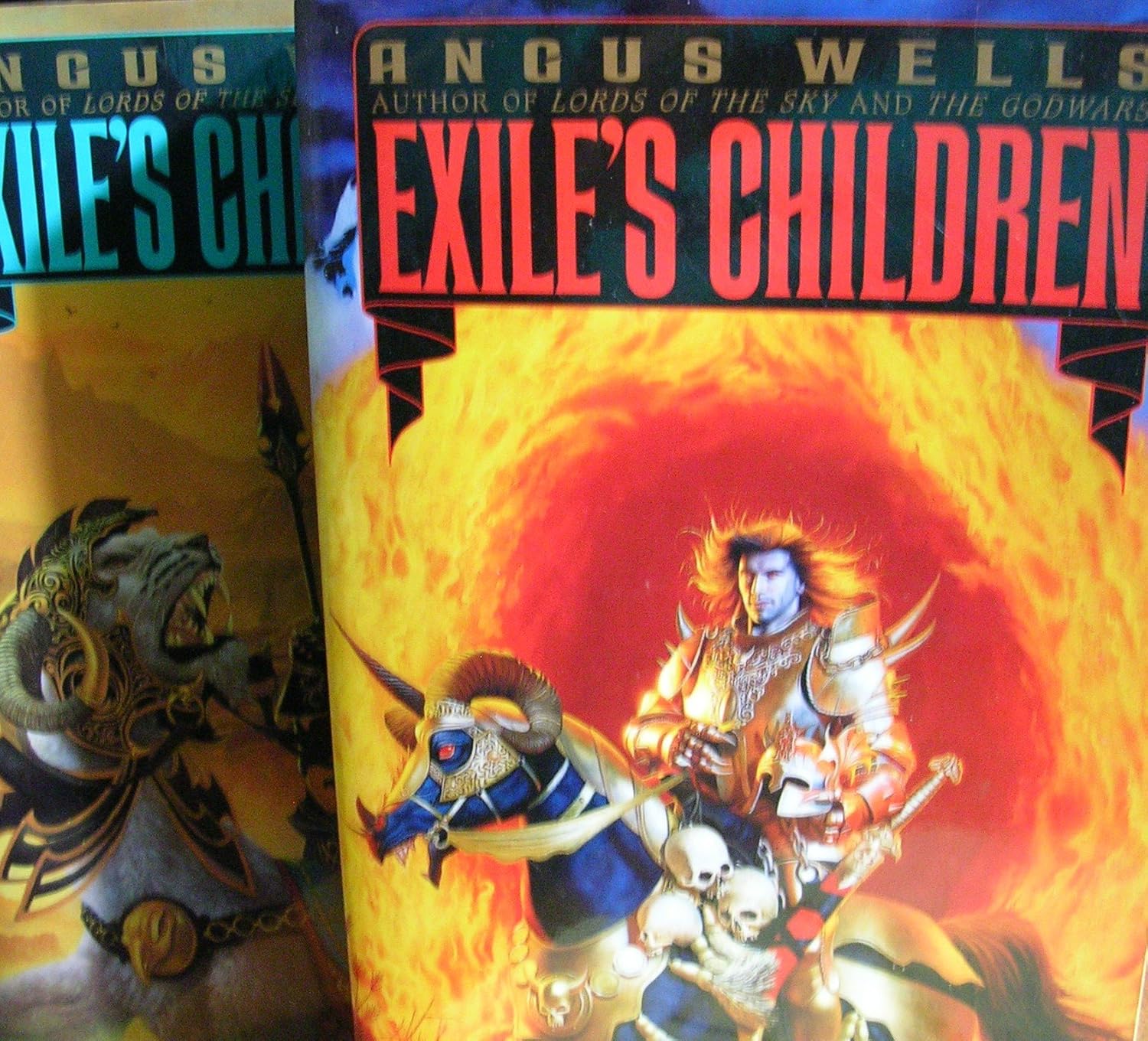 Author Angus Wells Two Book Bundle Includes: EXILE'S CHALLENGE and ...