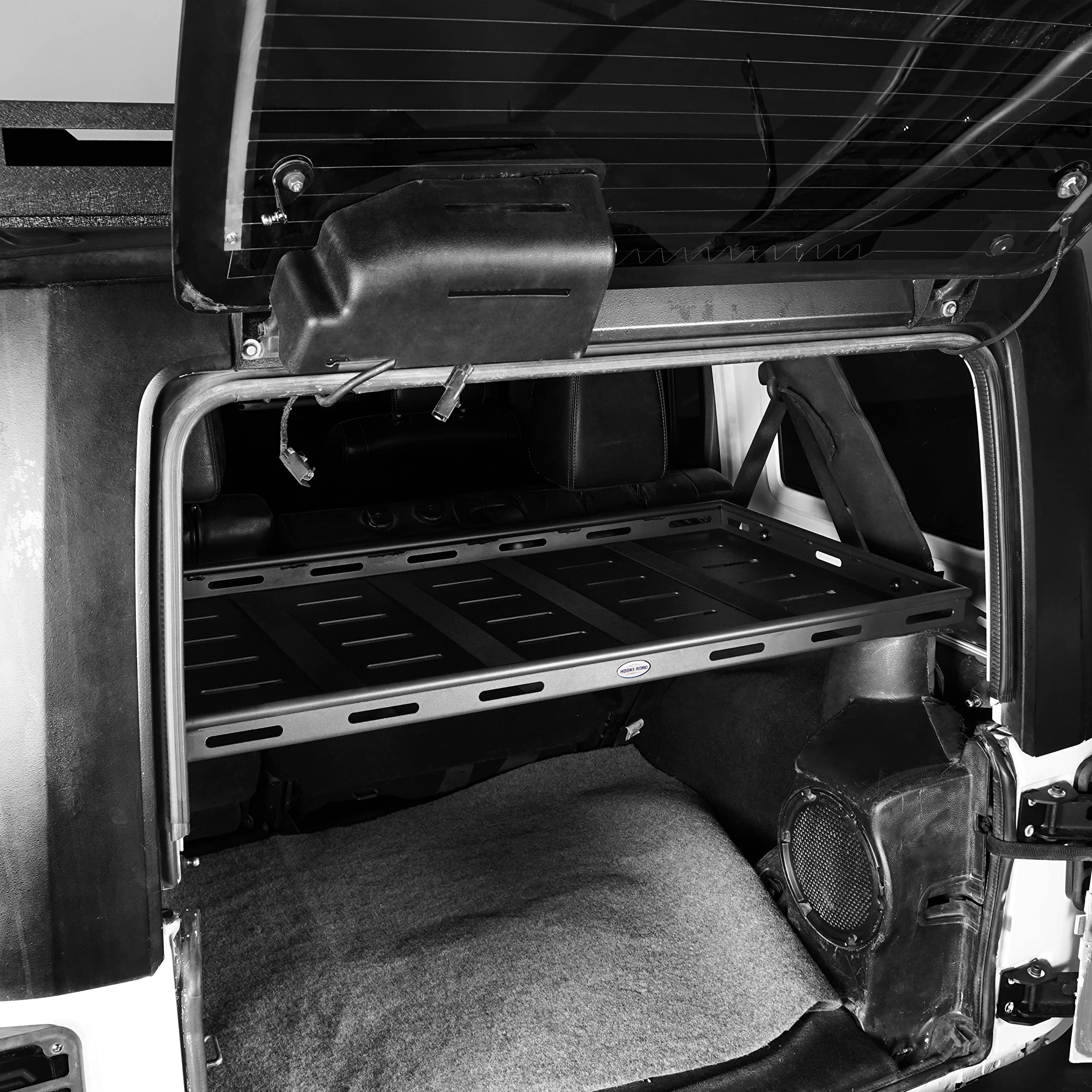 Snapklik.com : Rear Trunk Cargo Rack Basket Tray Interior Storage ...