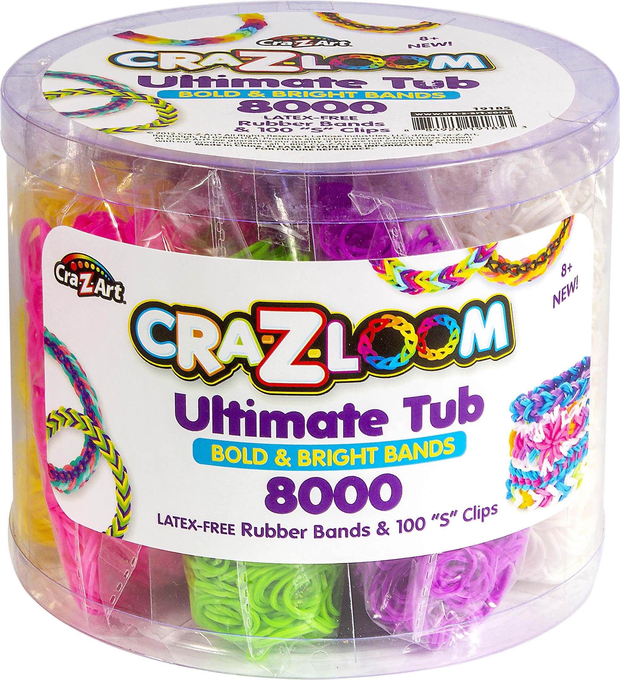 Amazon.com : 12730+ Loom Rubber Bands Refill Kit in 26 Color with 500 ...