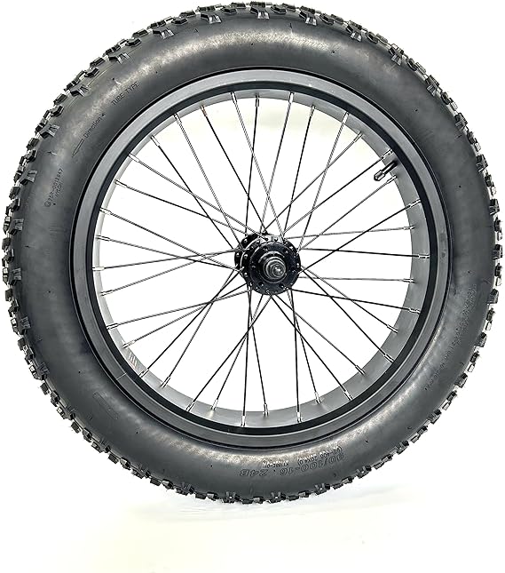 Amazon.com : 20''x4.0 Fat Bike Rear Wheel Assembly with Tire and Hub ...