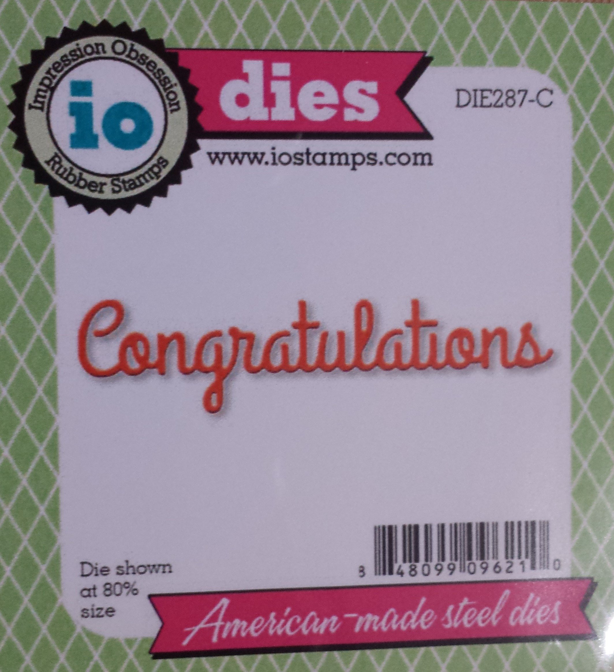 Amazon.com: Congratulations Steel Die for Scrapbooking (DIE287C)