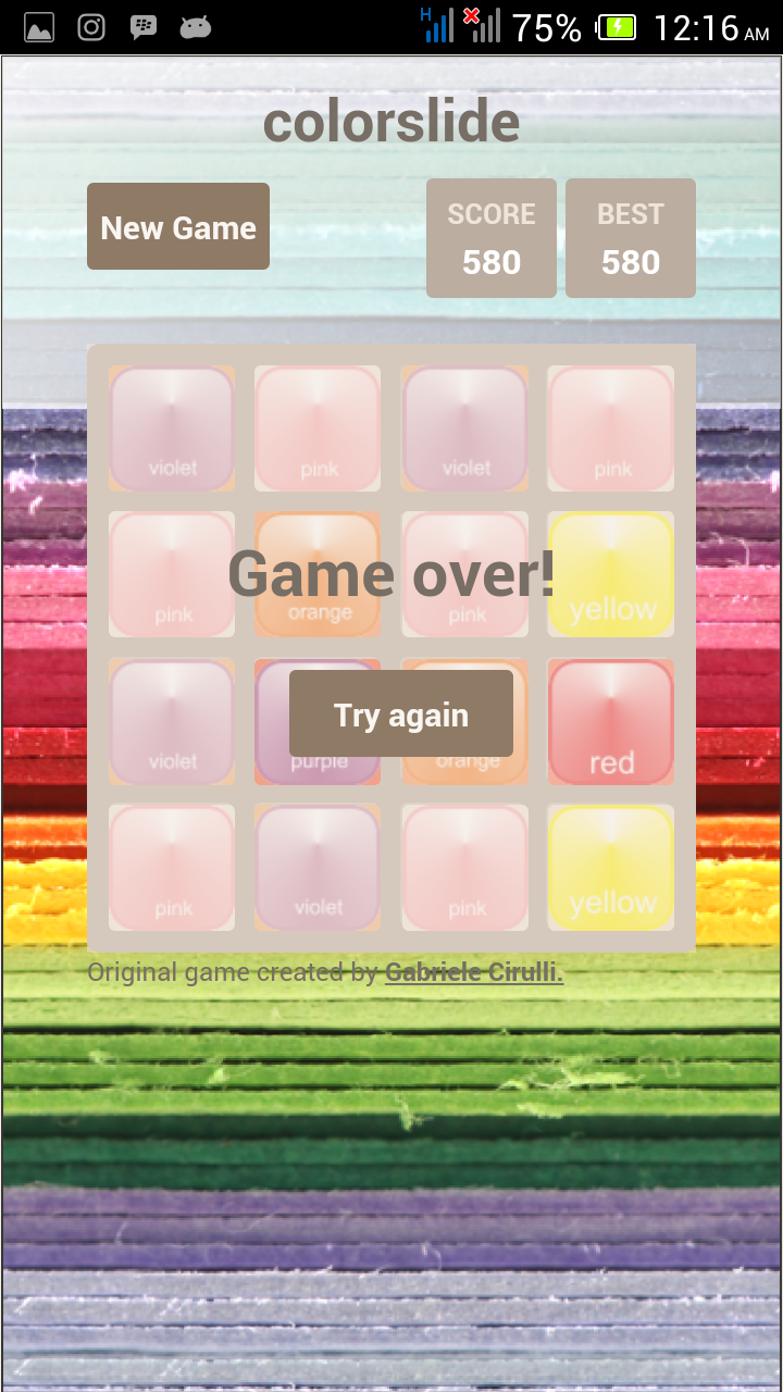 colorslide - App on Amazon Appstore