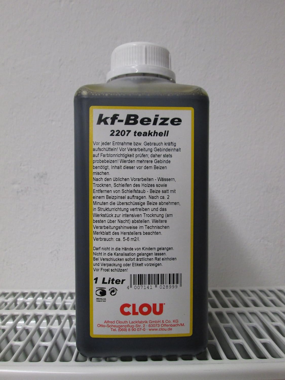 Clou KF-Beize Nr.2201 eiche hell 1L : Amazon.de: Baumarkt