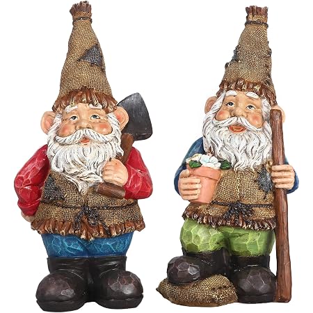 Amazon.com : Alpine Corporation 12" Tall Outdoor Patriotic Garden Gnome ...