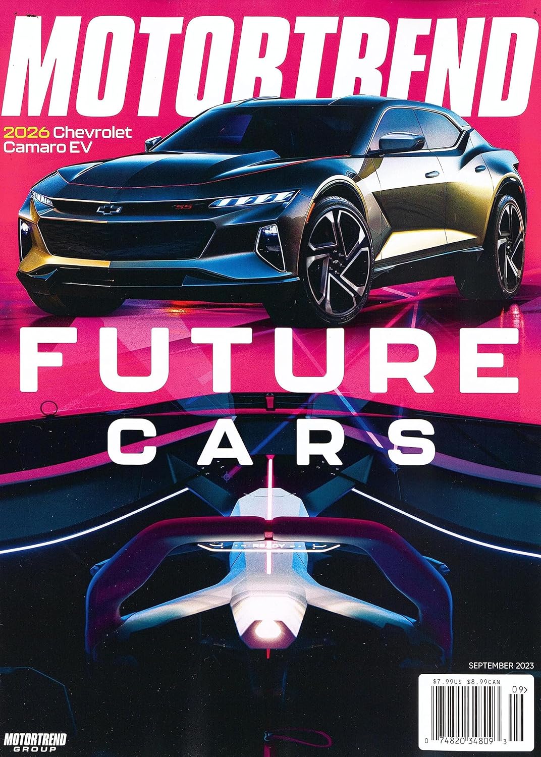 MOTORTREND MAGAZINE - SEPTEMBER 2023 - 2026 CHEVROLET CAMARO EV ...