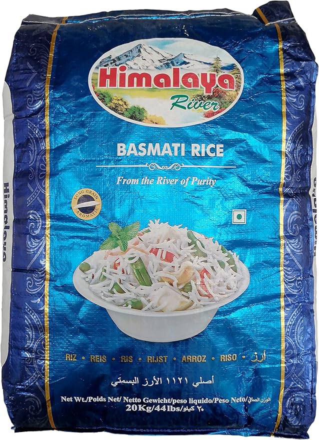 Himalaya River Basmati Rice, 20kg : Amazon.co.uk: Grocery
