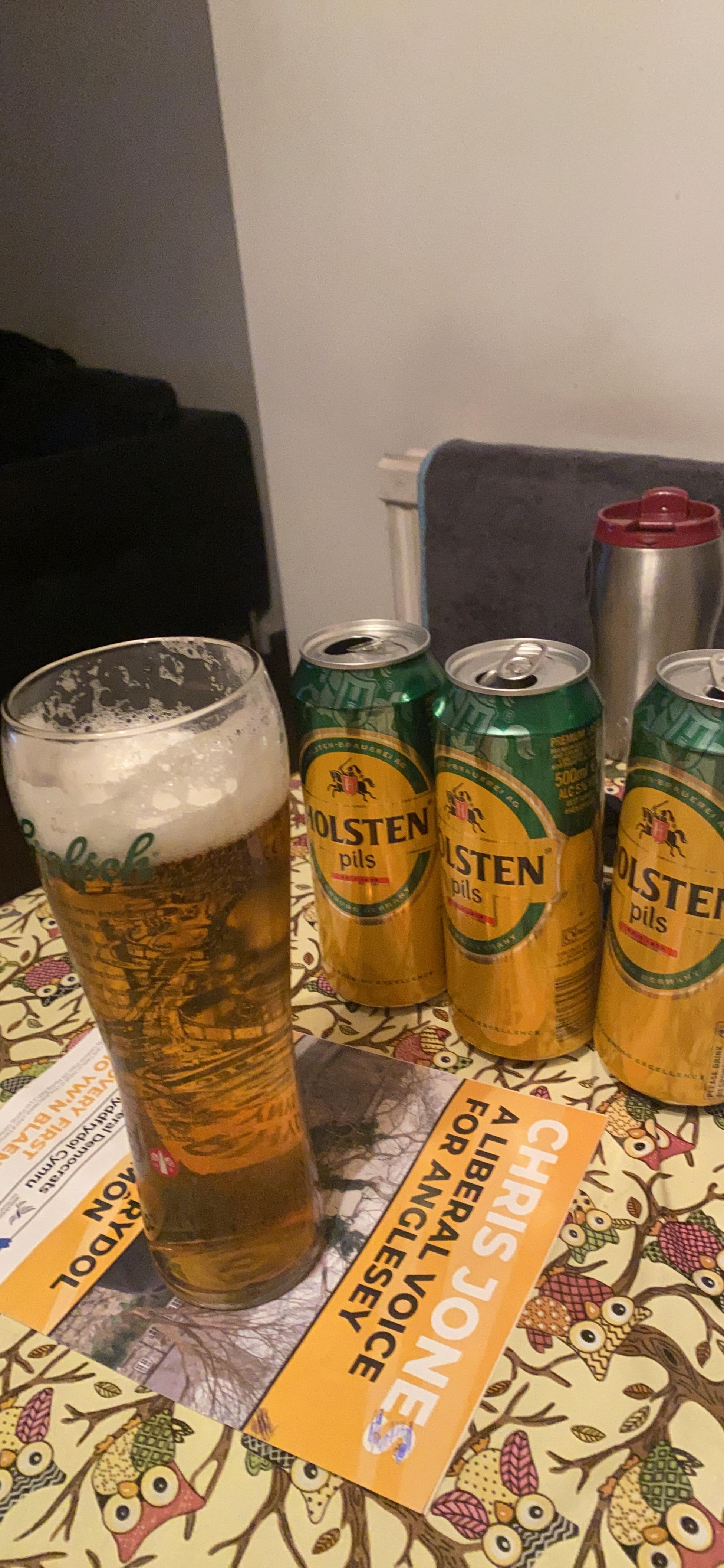 HOLSTEN PILS Pilsner Lager 24x 500ml Cans : Amazon.co.uk: Grocery