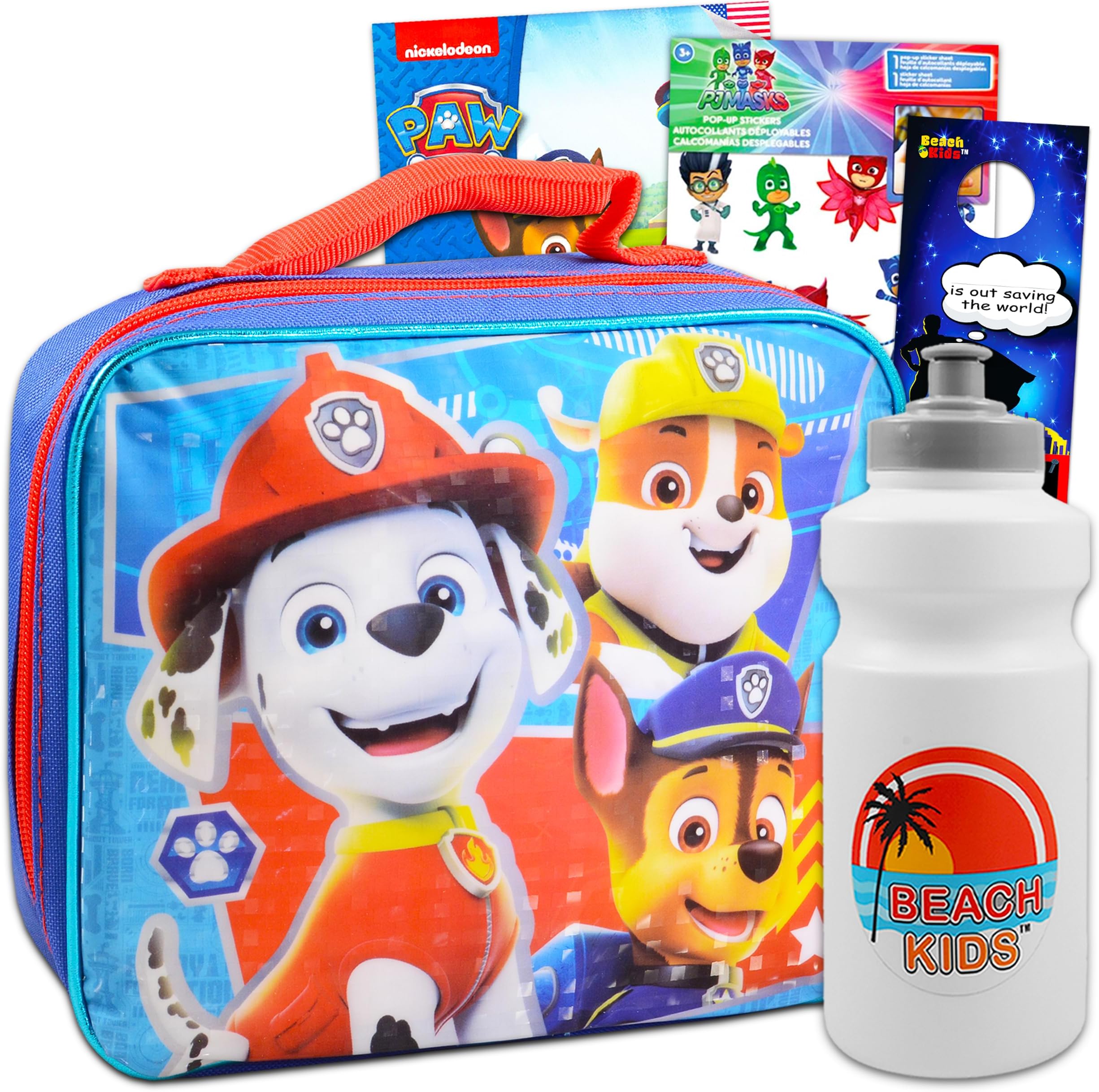 Amazon.com: Viacom Paw Patrol School Supplies Bundle Paw Patrol Lunch ...