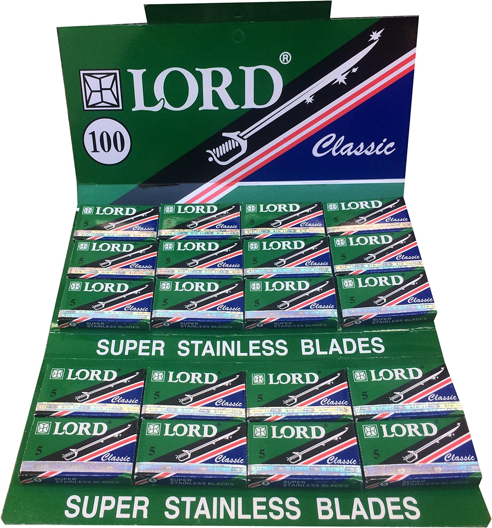 Amazon.com: Lord Classic Super Stainless Double Edge Safety Razor ...