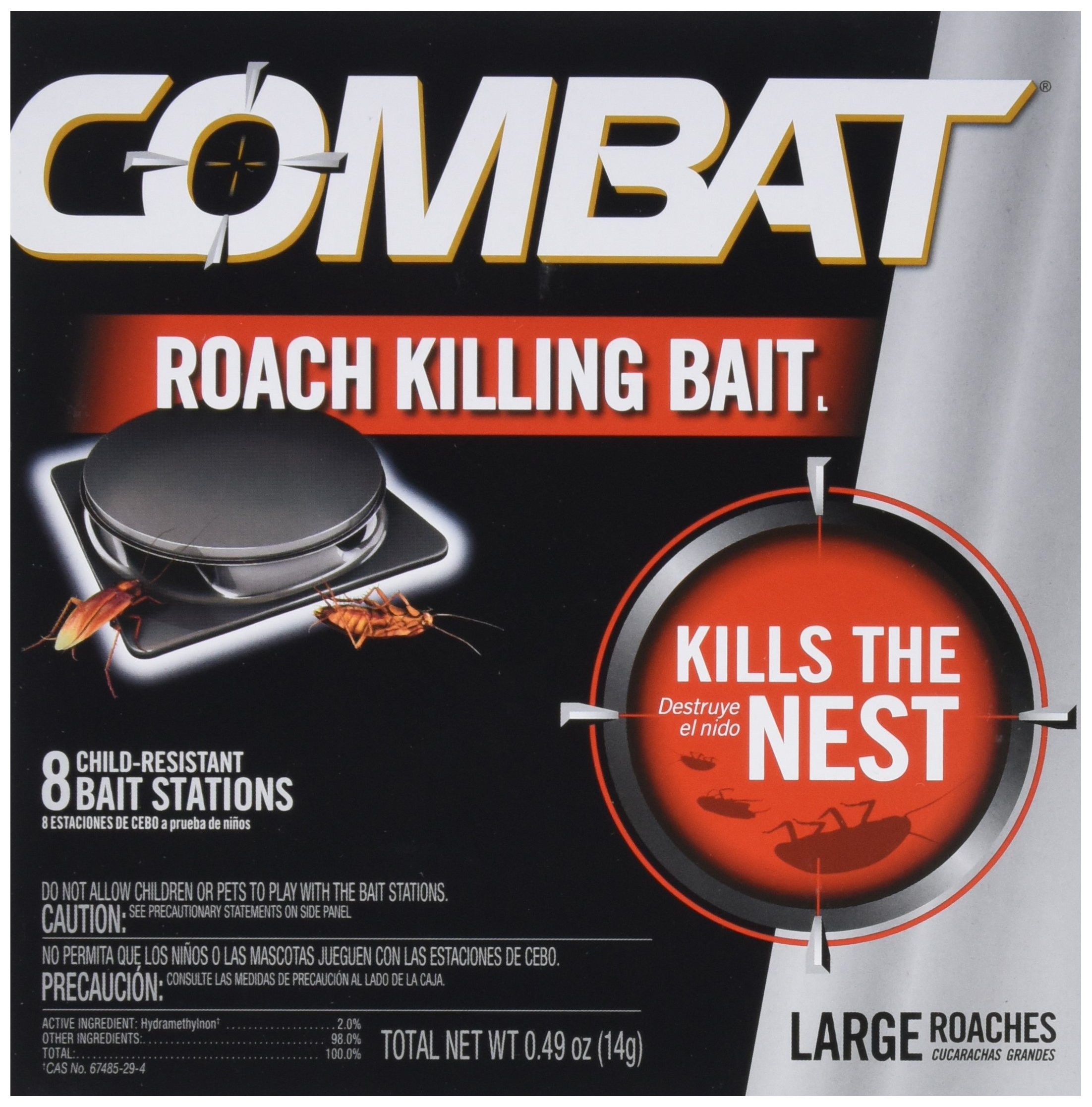 Amazon.com: Combat Roach Killing Bait for Large Roaches, Package ...