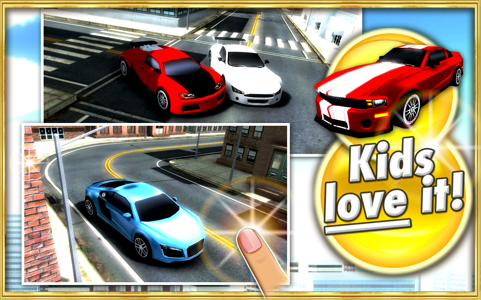 Traffic racers 3D jigsaw puzzles for toddlers, kids and teenagers with ...