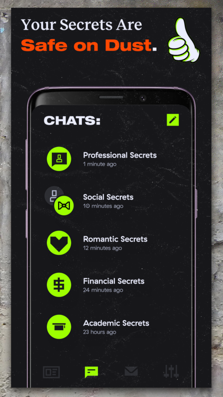 Dust - a safer place to text - App on Amazon Appstore