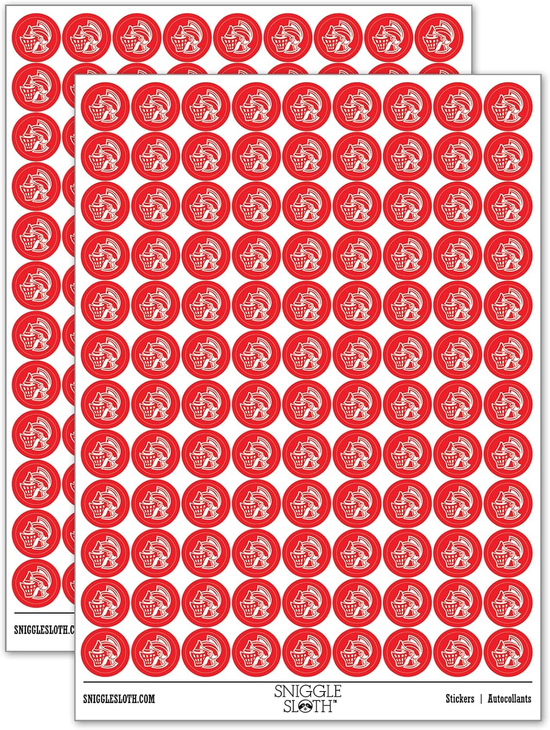 Amazon.com: Medieval Knight Helmet 200+ Round Stickers - Matte Finish ...