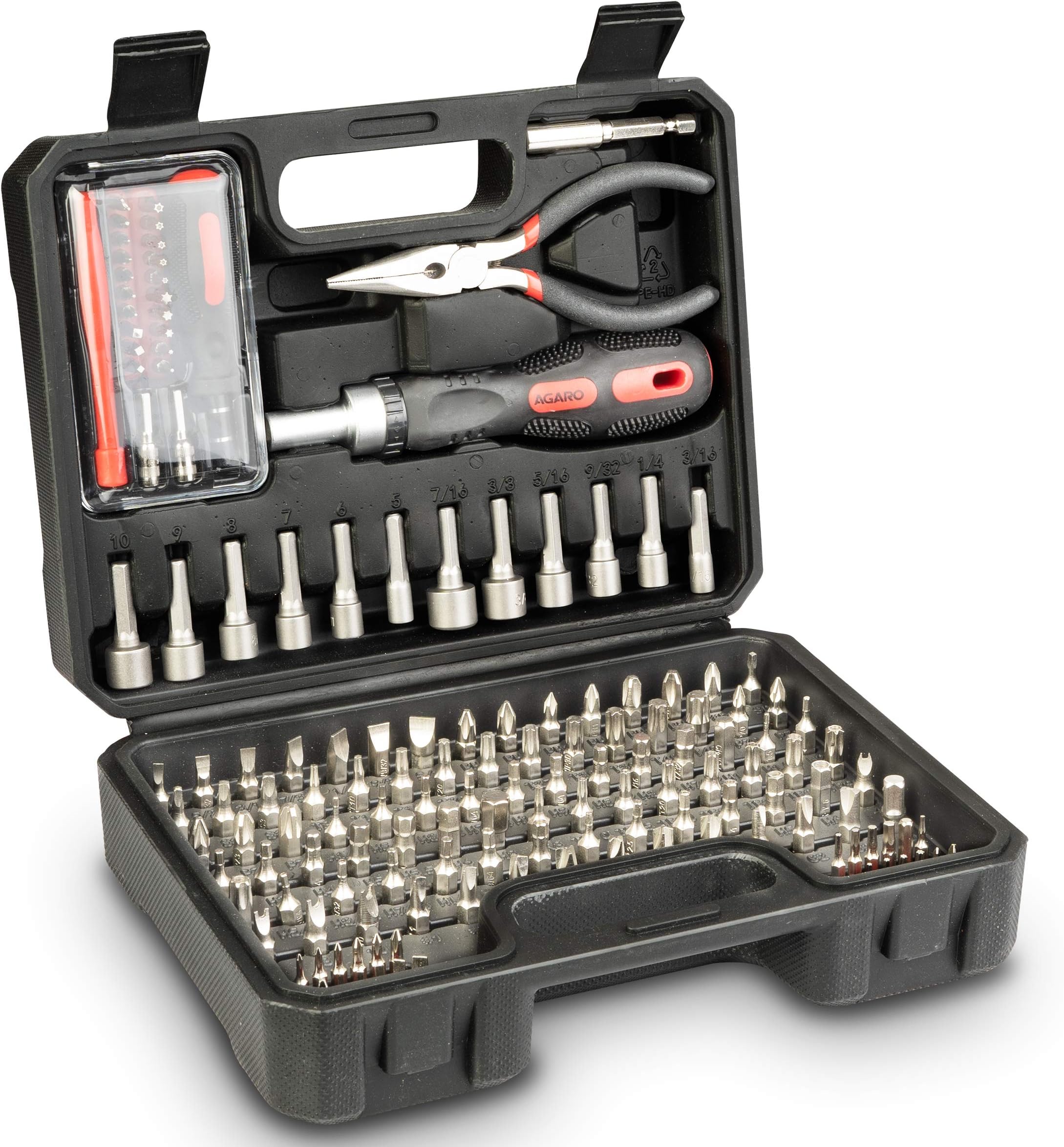 Bosch Professional, Screwdriver Bit Set, 44 Pc Bits With 1 Pc Holder ...
