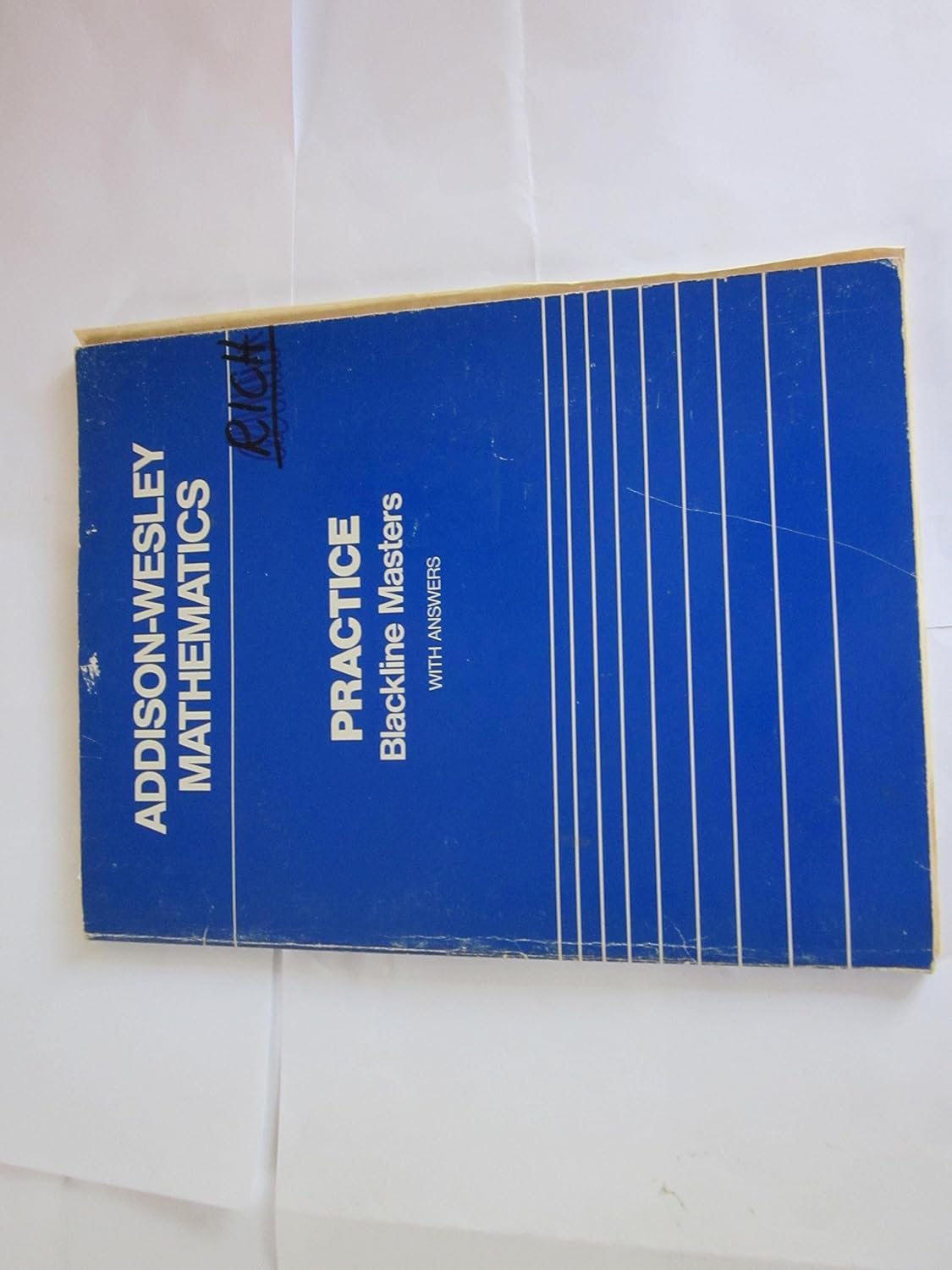 Addison-Wesley Mathematics Practice Blackline Masters with Answers ...
