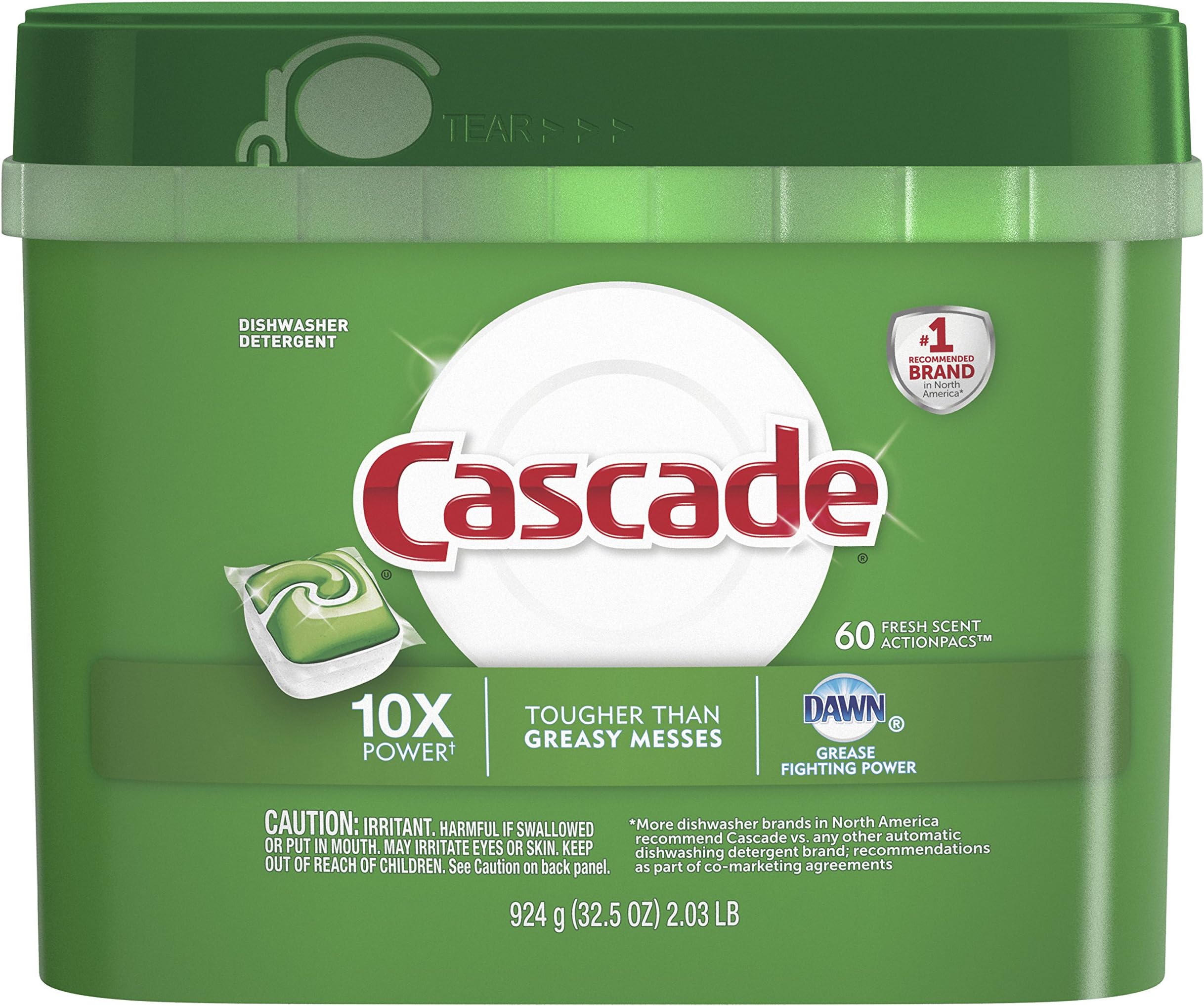 Amazon.com: Cascade Platinum Plus Dishwasher Pod, Dish Detergent ...