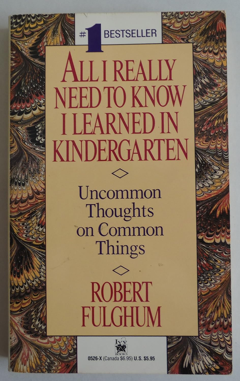 All I Really Need To Know I Learned in Kindergarten By R. Fulghum ...