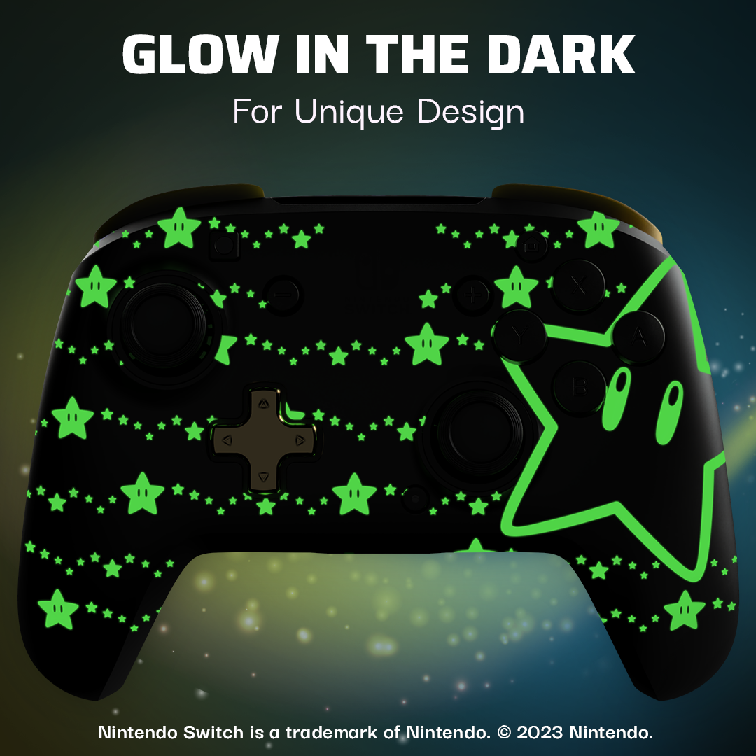 Watch Nintendo Switch Glow in the Dark Wireless Pro Controller on ...