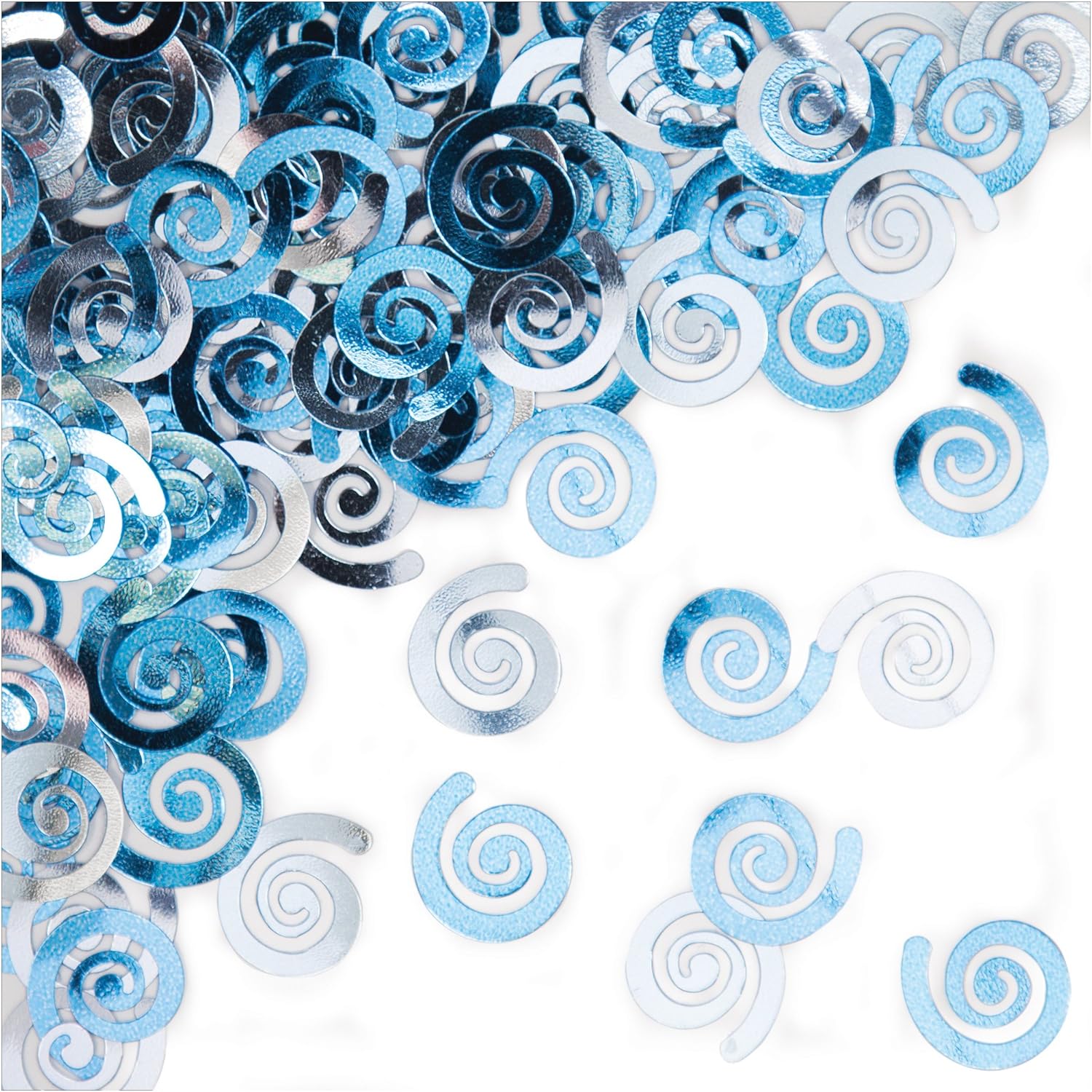 Amazon.com: Creative Converting 21090 Metallic Confetti Swirls, Pastel ...