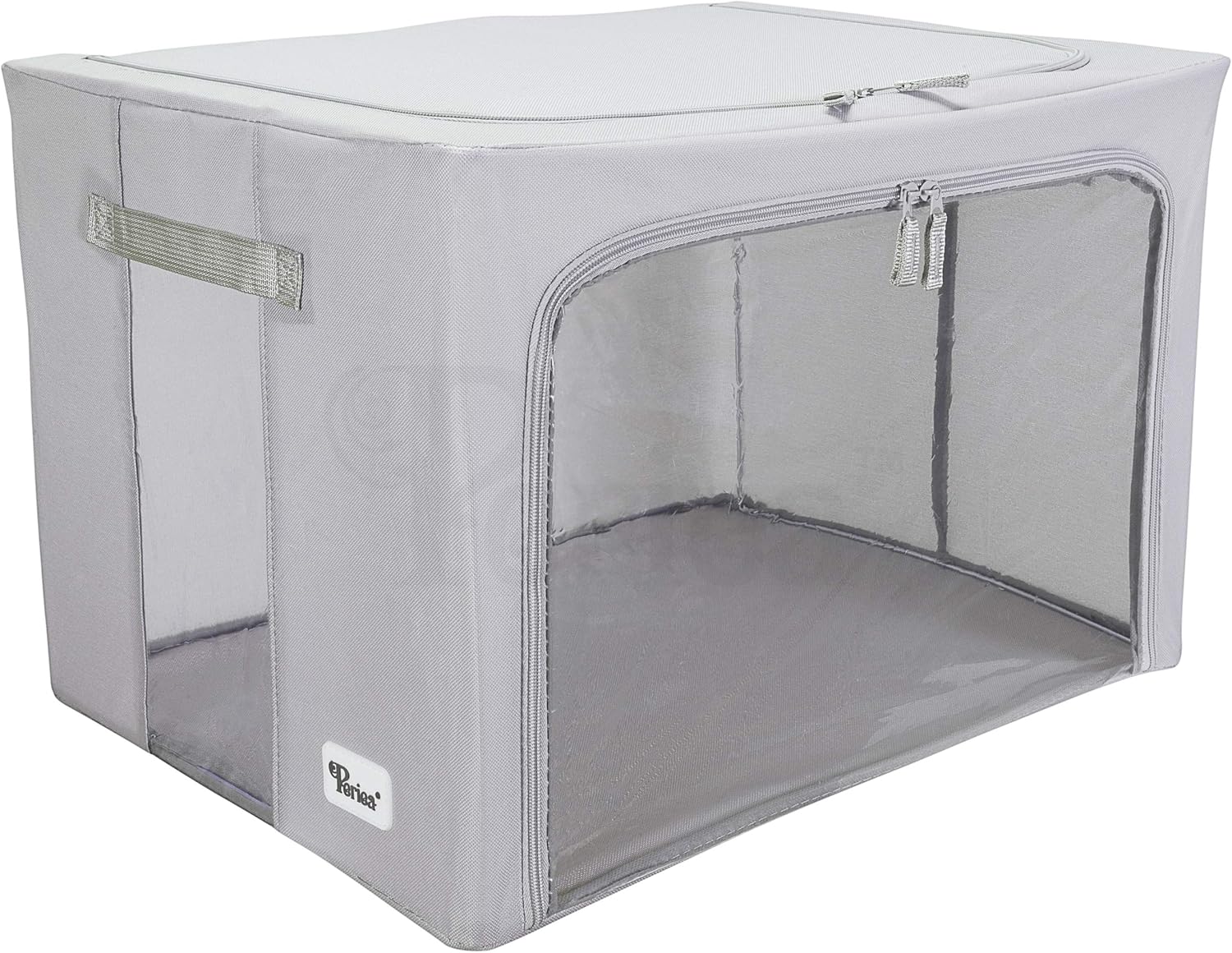 Periea ‘Beau’ Folding Collapsible Stackable Fabric Home Storage Boxes ...