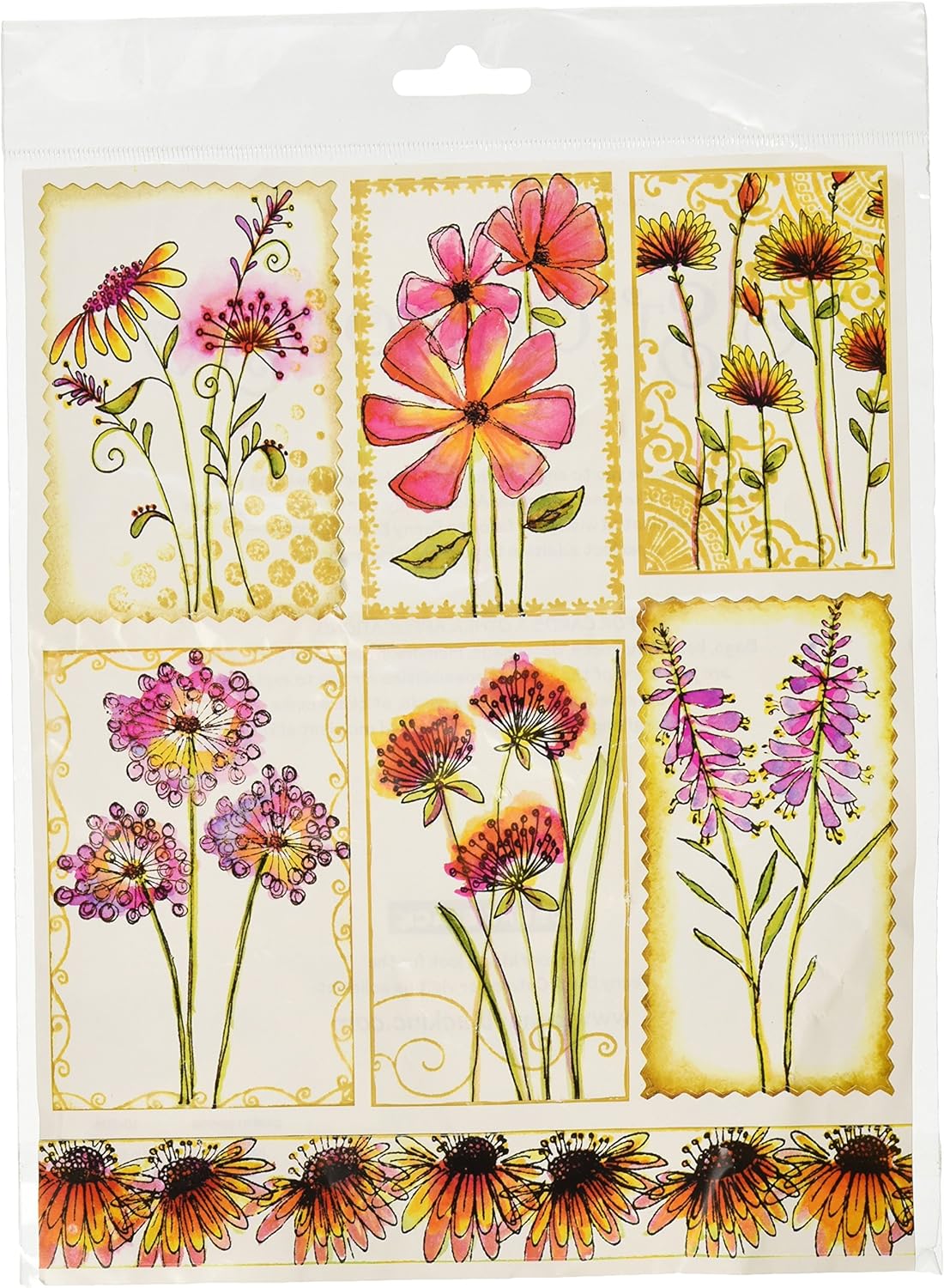 Amazon.com: Penny Black Sticker Sheet 7"X9"-Garden Poems : Arts, Crafts ...