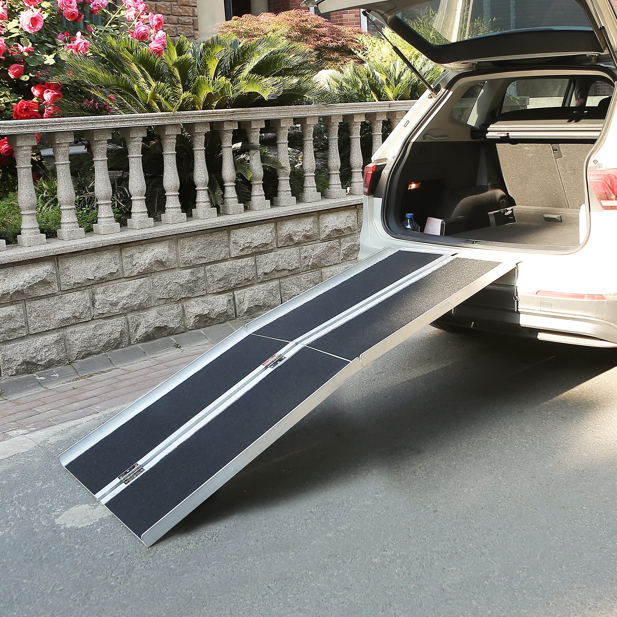 ORFORD Non Skid Wheelchair Ramp 6FT,600 lbs Weight Capacity, Utility ...