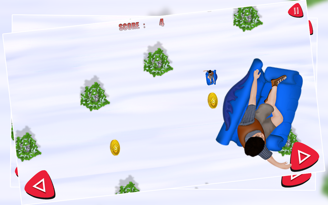 Downhill Snow Couch : The Crazy Furniture Top Fun Mountain Race - Free ...