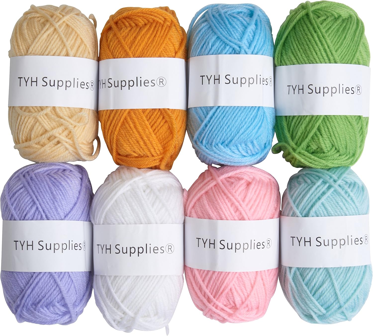 TYH Supplies 8 Skeins 70 Over Item Handling Yard Yarn Colors Light tyh-supplies-8-skeins-70-over-item-handling-yard-yarn-colors-light