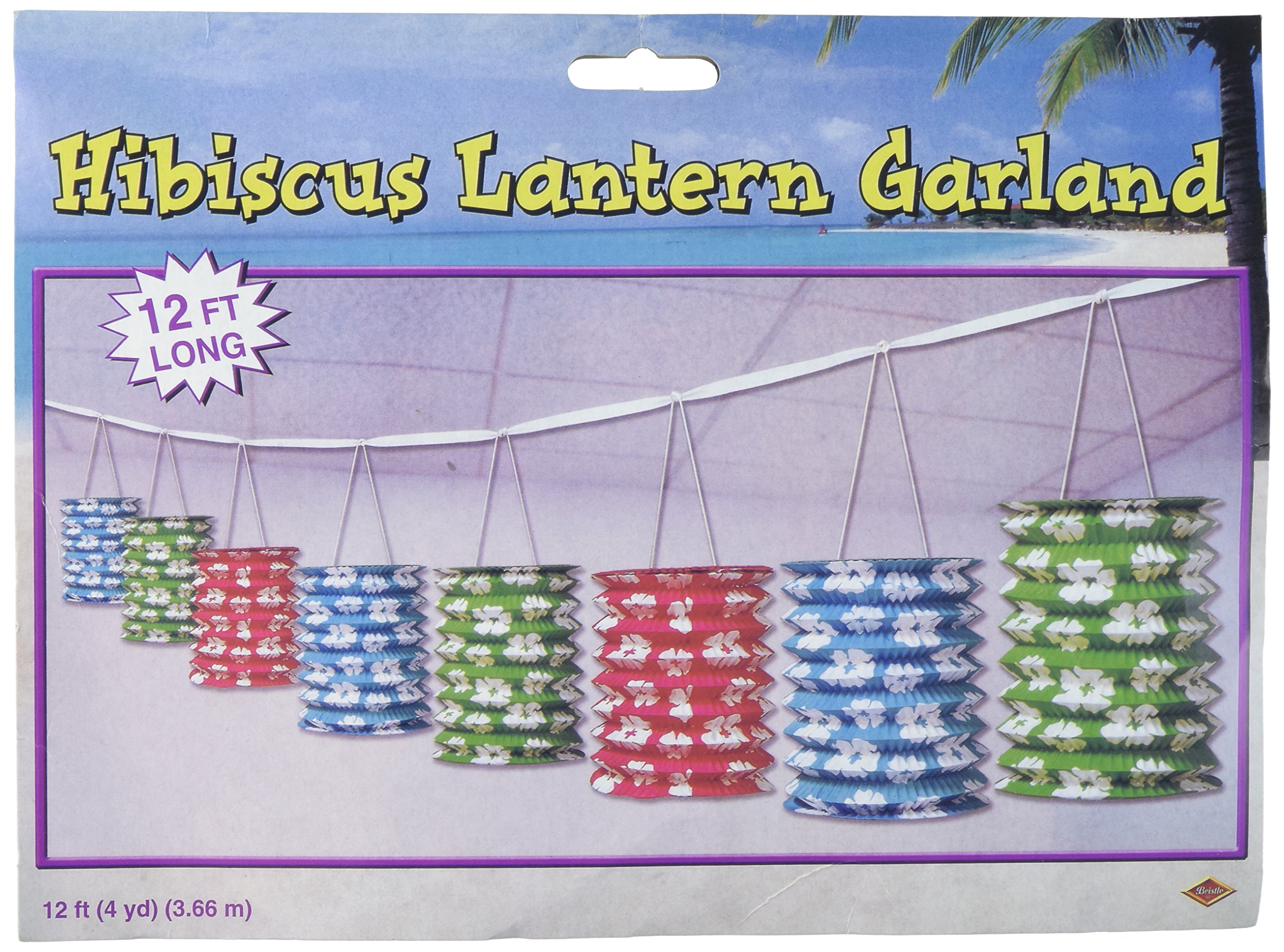 Amazon.com: Beistle Hibiscus Lantern Garland : Home & Kitchen