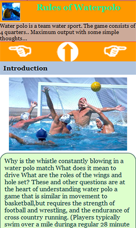 Women's Water Polo Rules