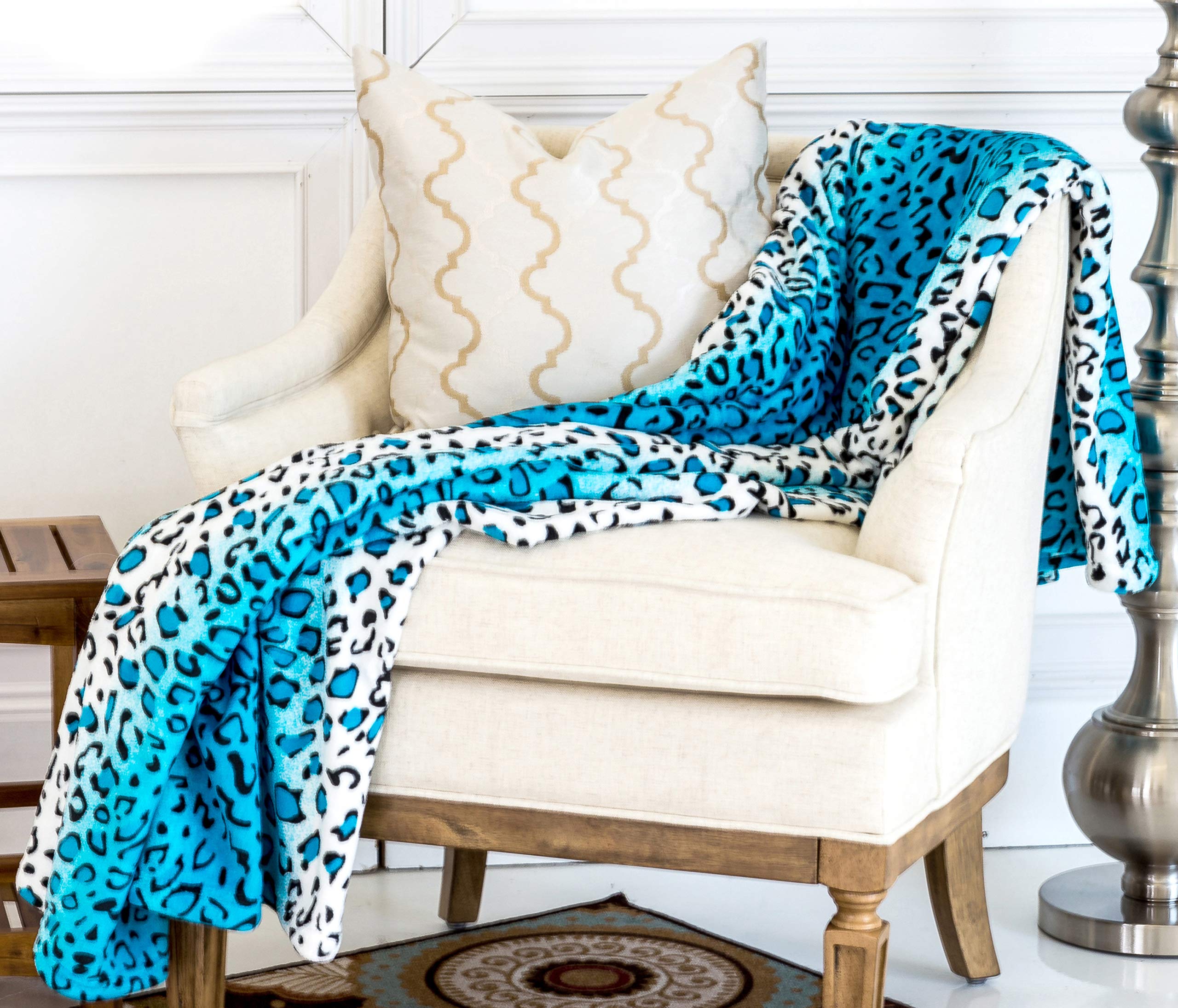 Blue Zebra Blanket