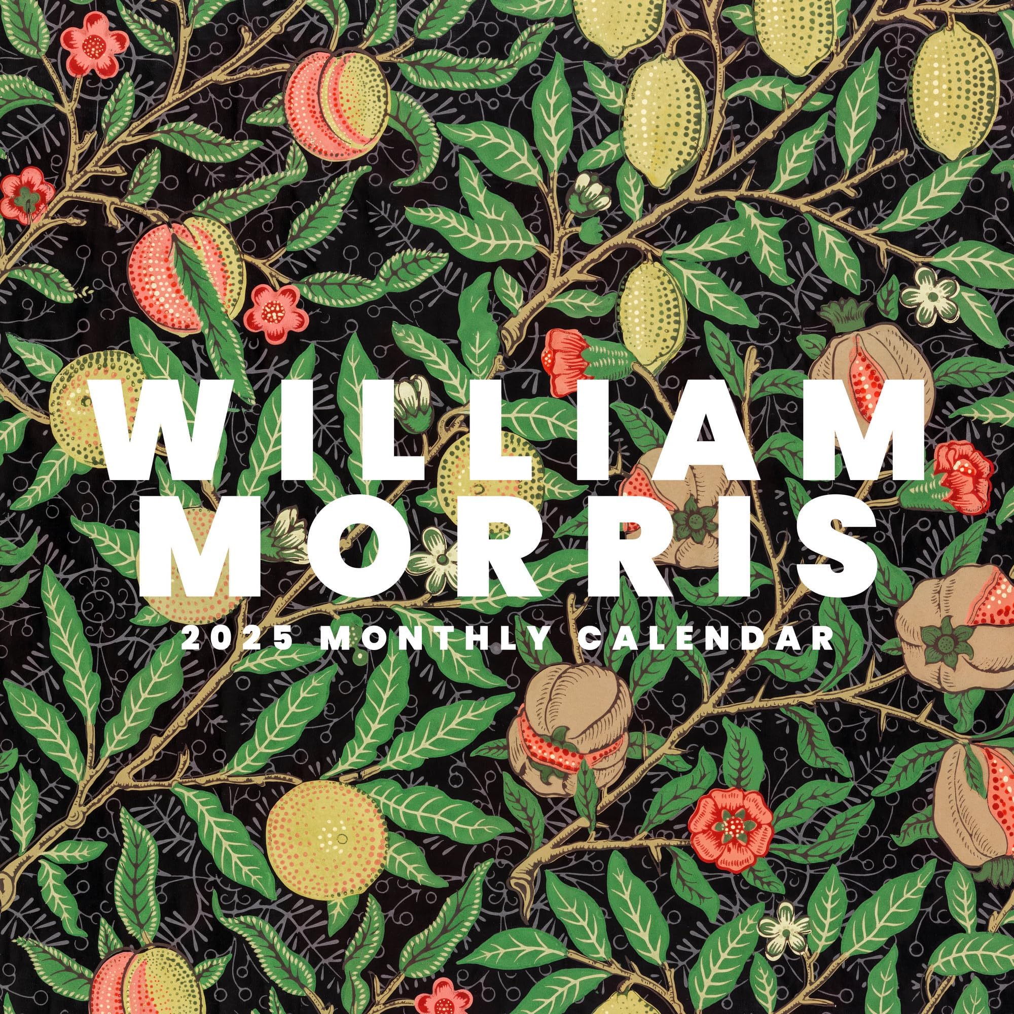 William Morris Calendar 2025 | 12” x 24” Victorian Art Wall Calendar 12 ...