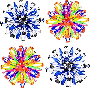 Amazon.com: AGSIXZLAN 2Pcs Colorful Sphere Expandable Breathing Balls ...