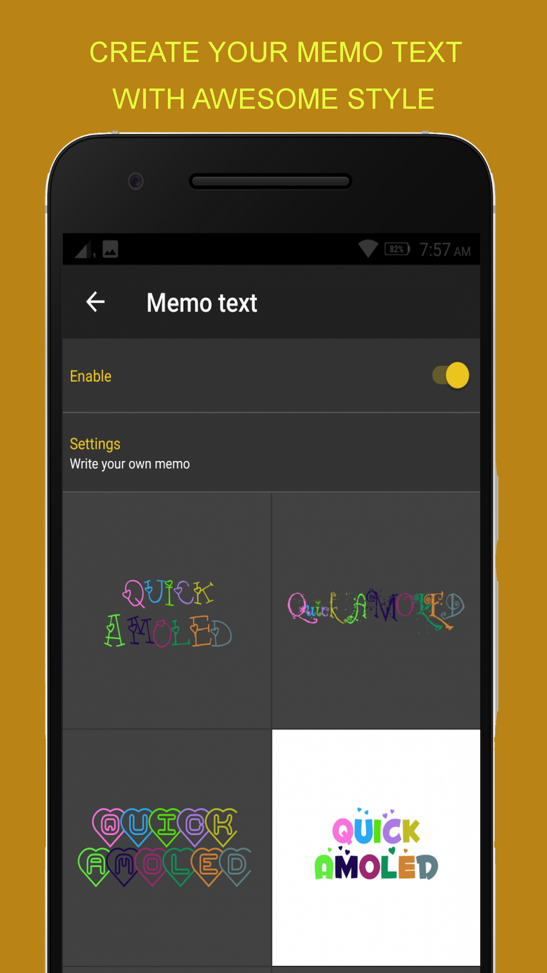 Always on Display - Quick Amoled - App on Amazon Appstore