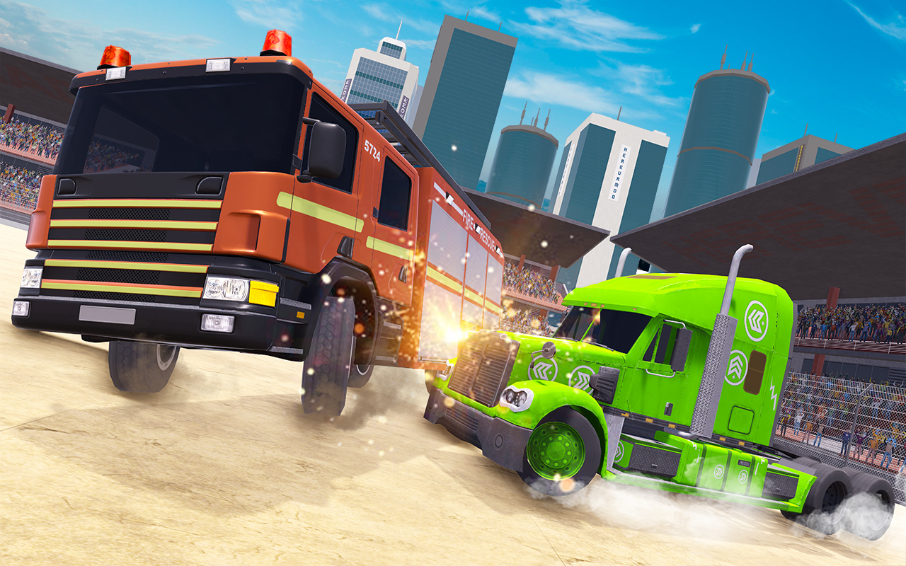 Demolition Car Crash Stunt Game : Monster Truck Destruction Game:Amazon ...